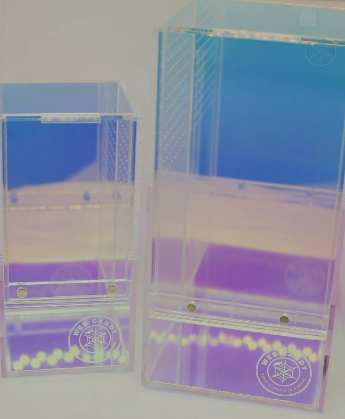 BUNDLE: 10 Imperfectly Perfect Iridescent 3x3x6 Enclosures | Web Candy, LLC