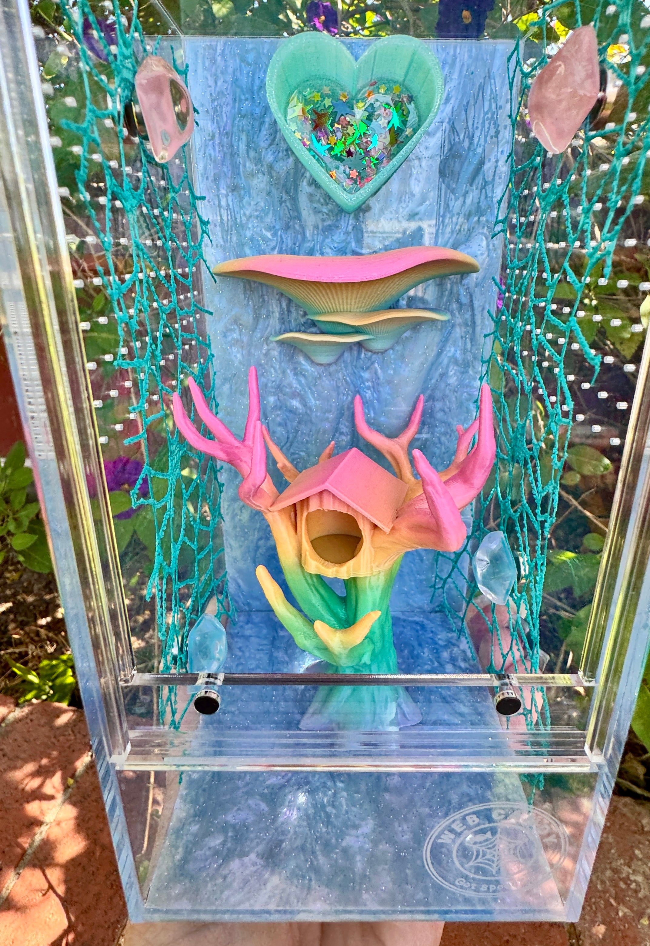 "Rainbow Sherbet" 4x4x8 Enclosure | Web Candy, LLC