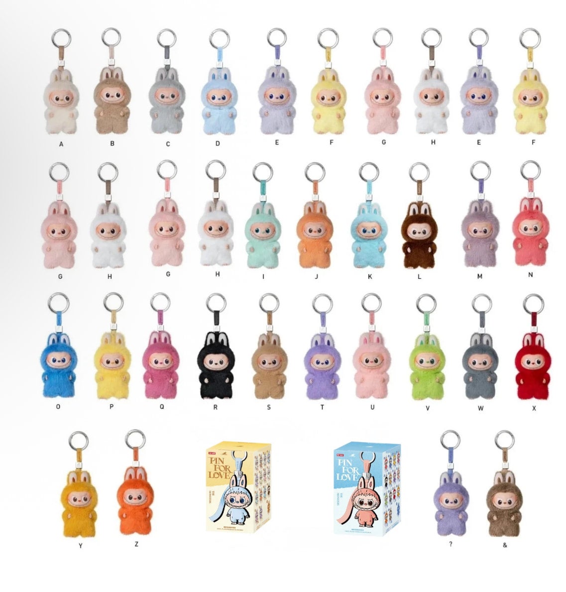 Labubu Pin Series ( Mini Labubus) - Open Boxes | Web Candy, LLC